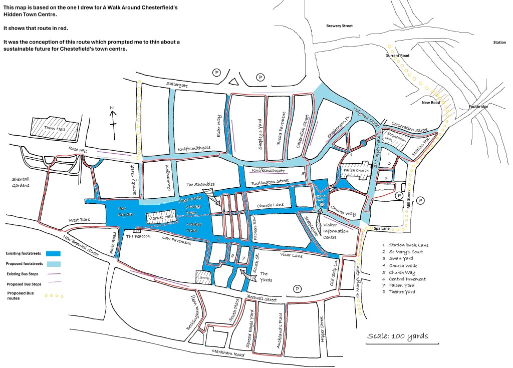 A Sustainable Town Centre – Chesterfield Walks
